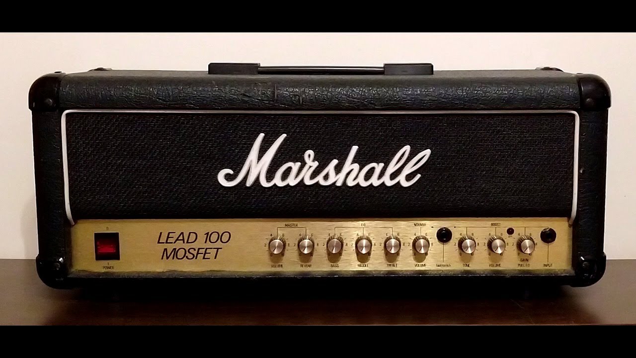 Marshall Lead 100 Mosfet 3210 demo - YouTube