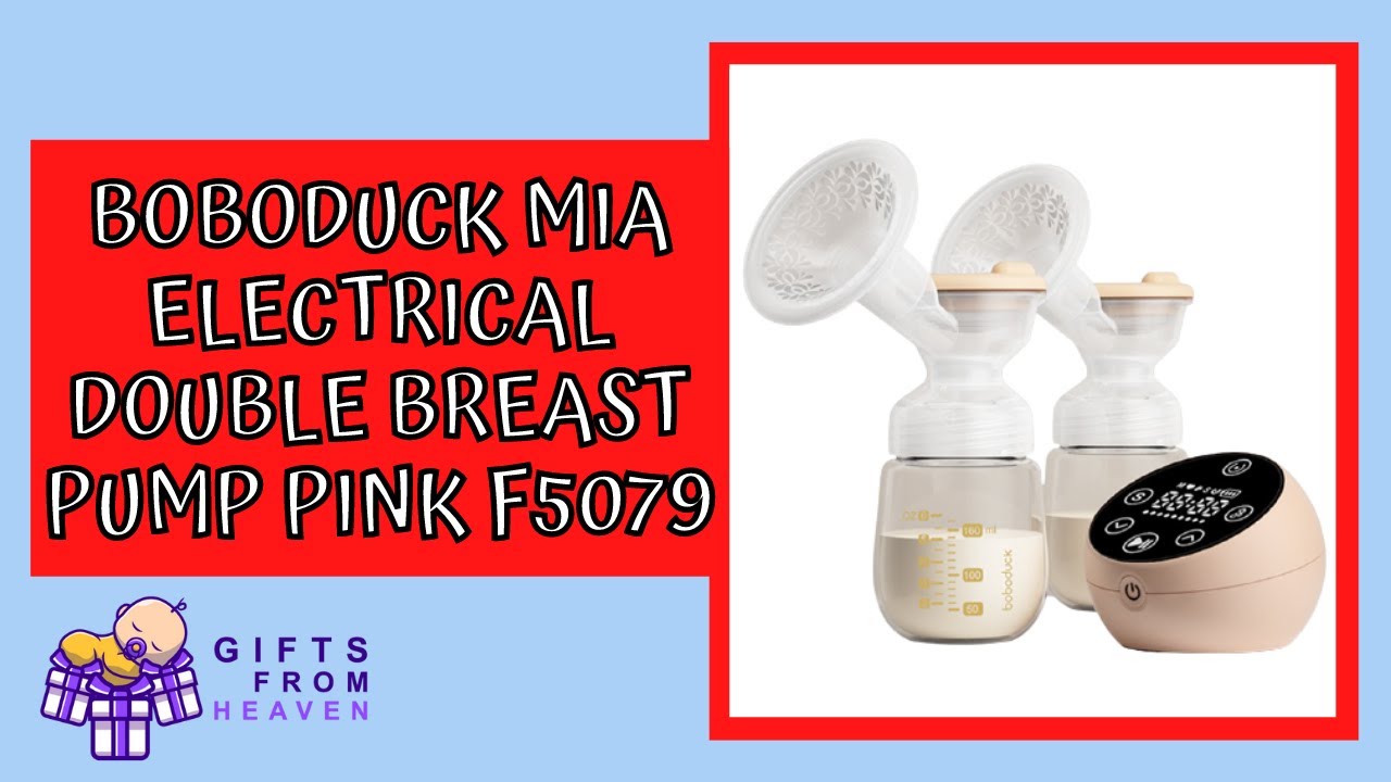 BOBODUCK MIA ELECTRICAL DOUBLE BREAST PUMP PINK F5079 - YouTube