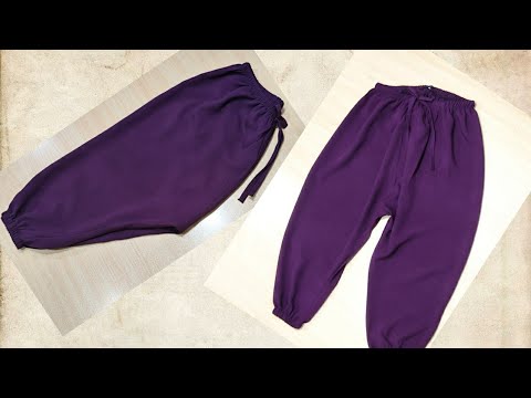 kız çocuk şalvar dikimi 7_8 yaş . Sewing the girl's shalwar