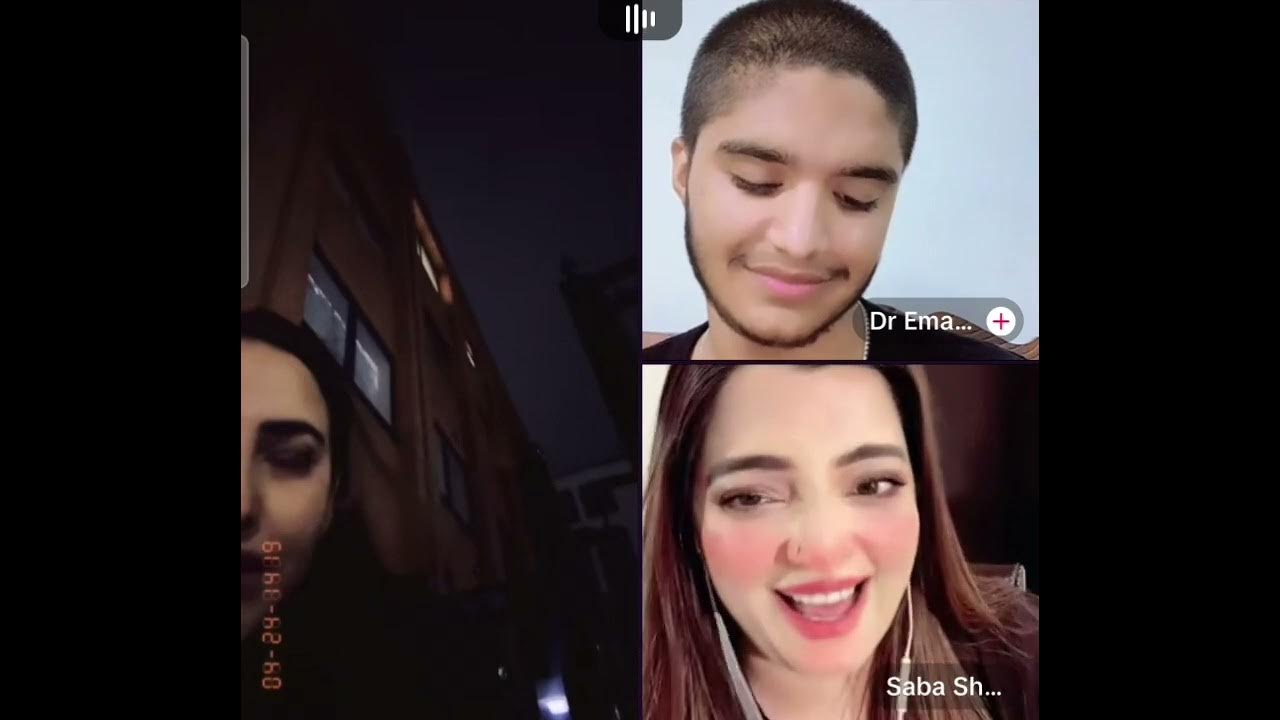 Hareem shah dr eman and saba shah new entertaining video live on tiktok - YouTube