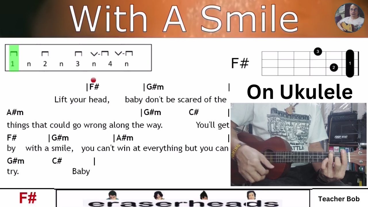 With A Smile - Eraserheads - Ukulele Chords & Lyrics with Performance ...