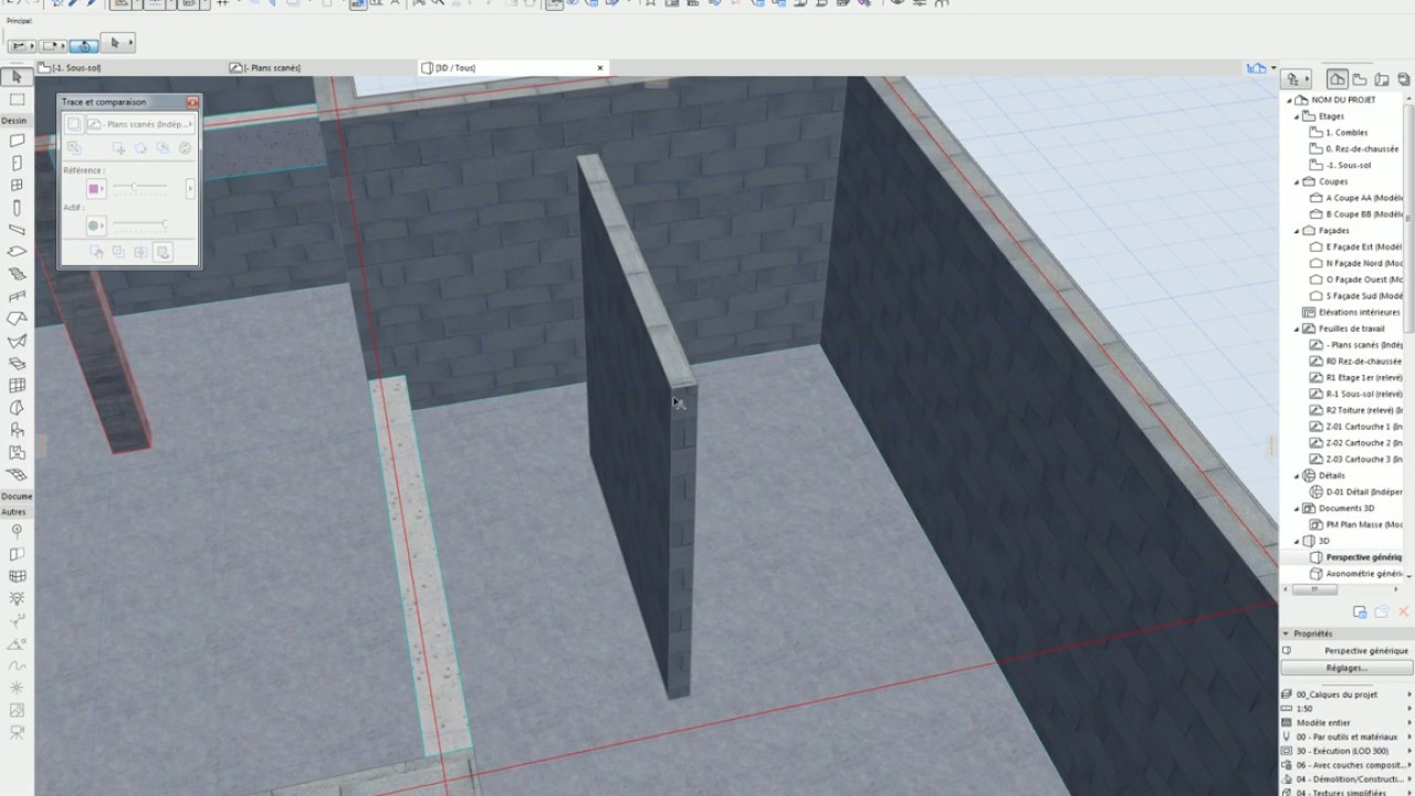 Archicad - Projet pro 2019 - Etape 03 - YouTube