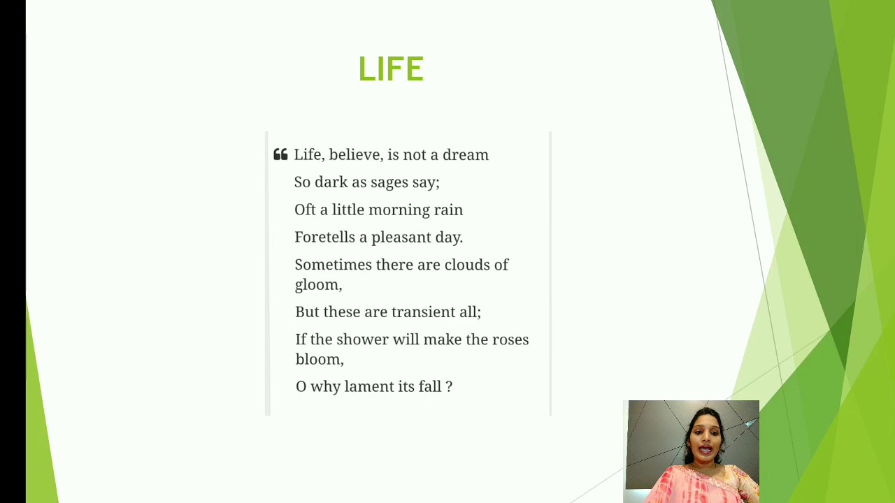 Std. IX English Poem 1 Session 1 - YouTube