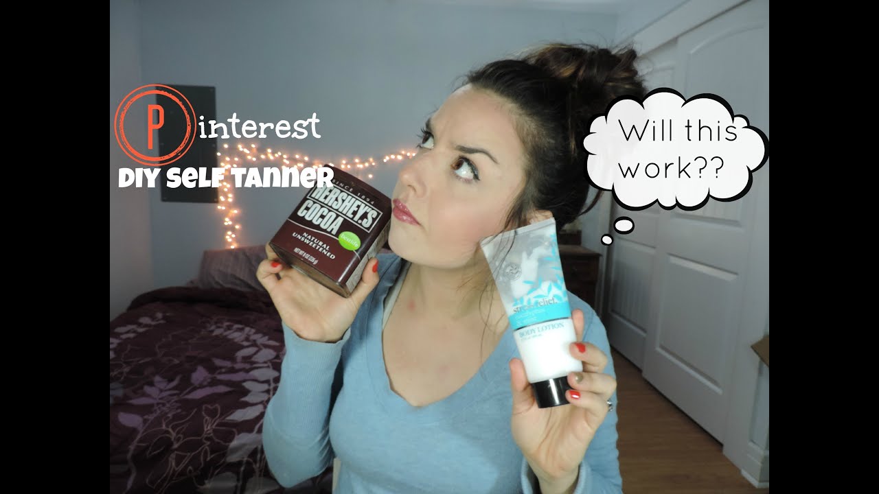 Pinterest DIY Self Tanner - YouTube
