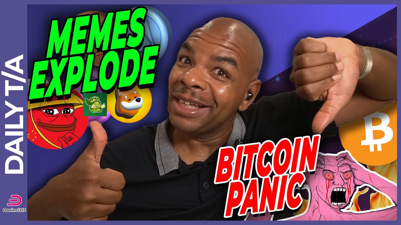 BITCOIN PANIC! MEME COINS EXPLODE! - YouTube