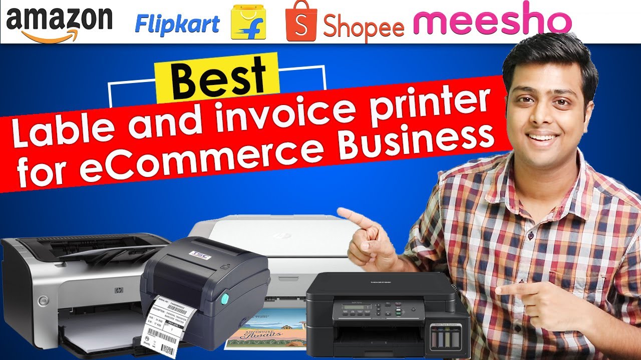 Best Shipping label, invoice, barcode and MRP printer for Ecommerce ...