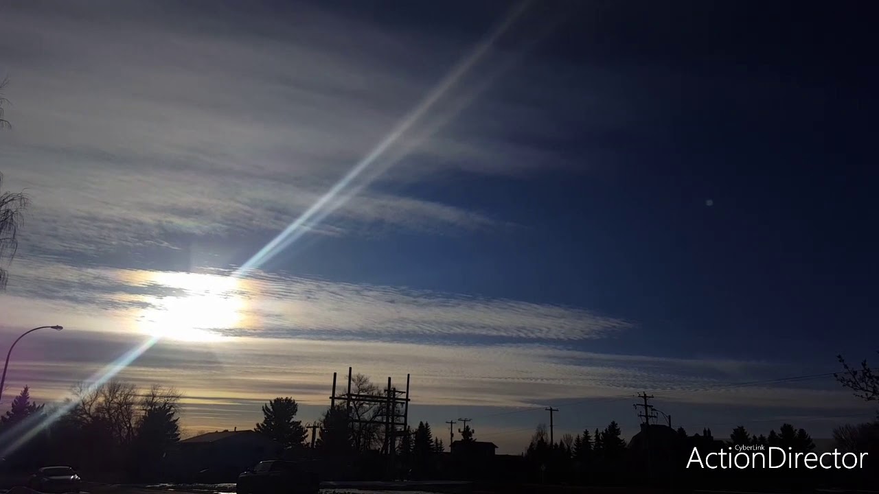 Blue beam Sun, West star and clouds ☄⚡🌬🌞🌠 - YouTube