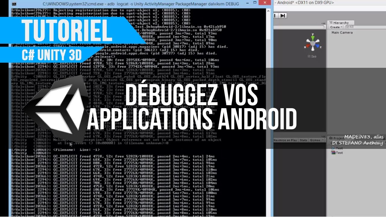 [C#][TUTO FR] Unity - Débugger une application Androïd - YouTube