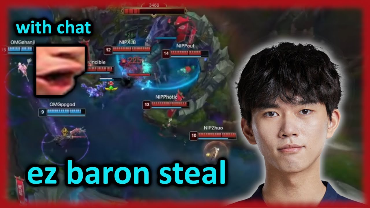 OMG Aki steals the baron from NIP | LPL Spring - YouTube