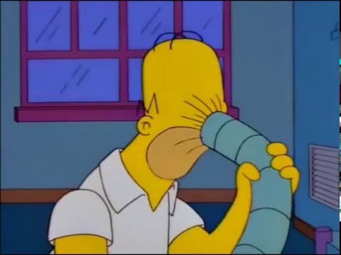 Homer Simpson vs Vacuum Hose - YouTube