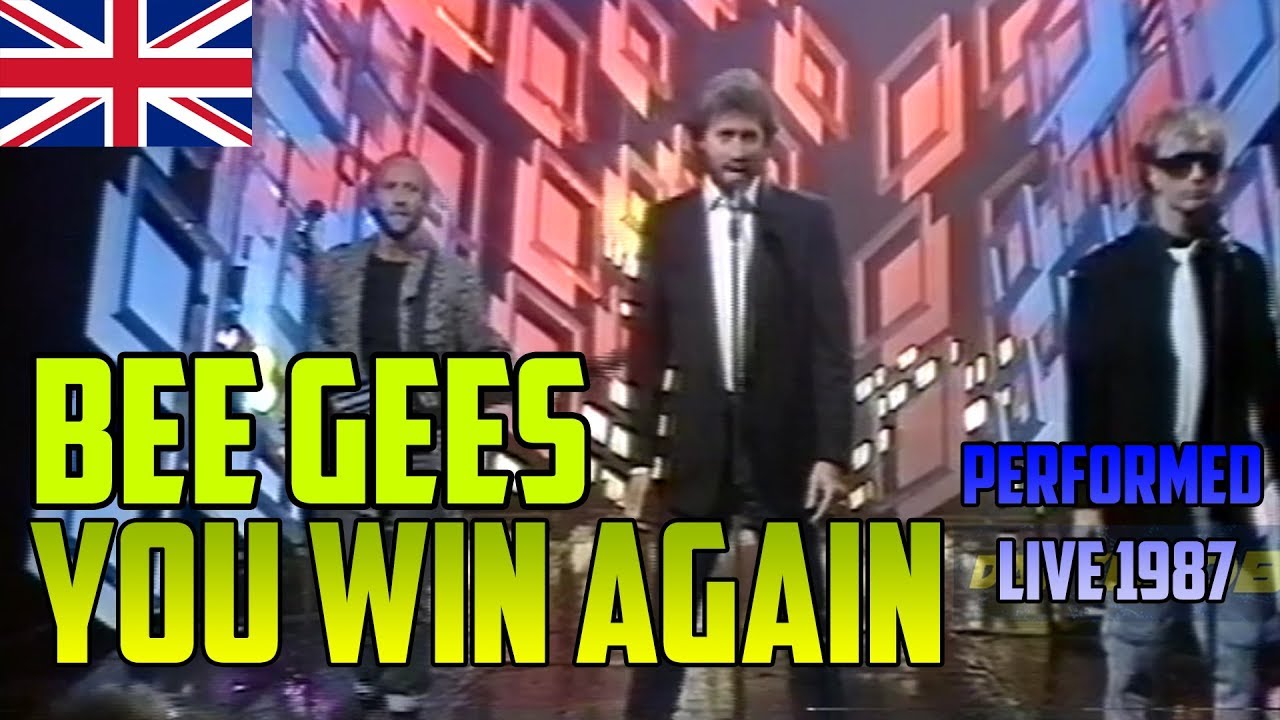 BEE GEES You Win Again - 1987 Performed in UK TV - ReScaled to 1080p ...