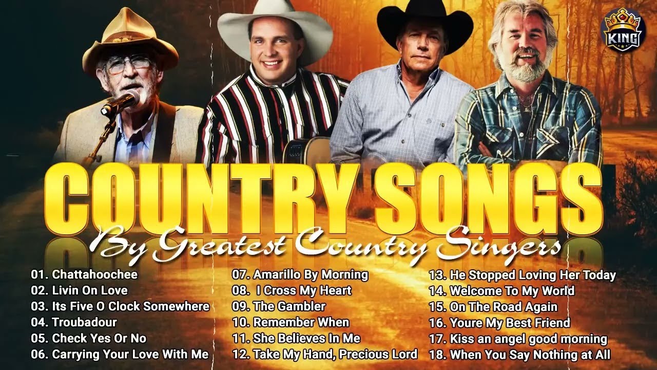 Best Male Country Songs Of All Time - George Strait, Garth Brooks, Alan ...