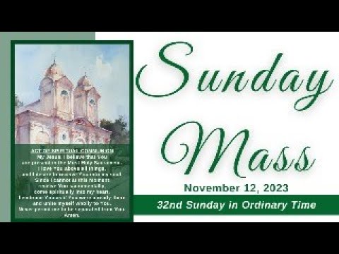 Sunday Mass - November 12, 2023 - YouTube