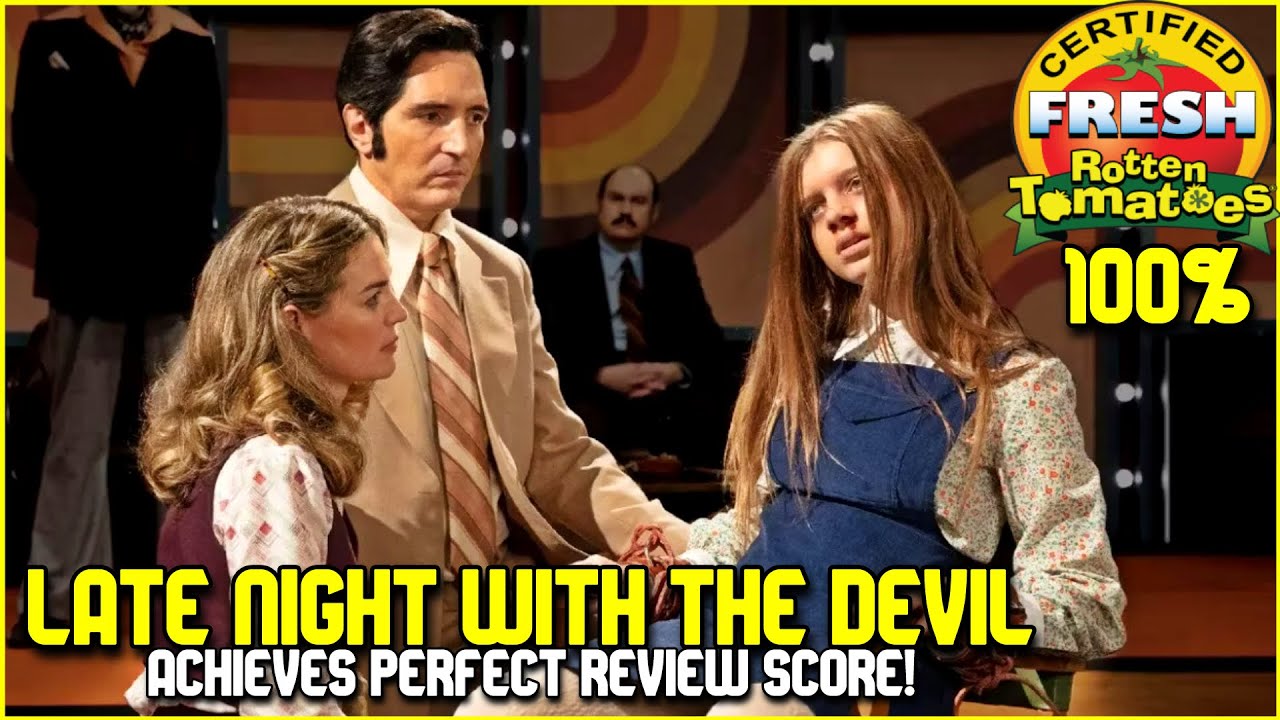 Late Night with the Devil Horror Movie Lands 100% Rotten Tomatoes Score - YouTube