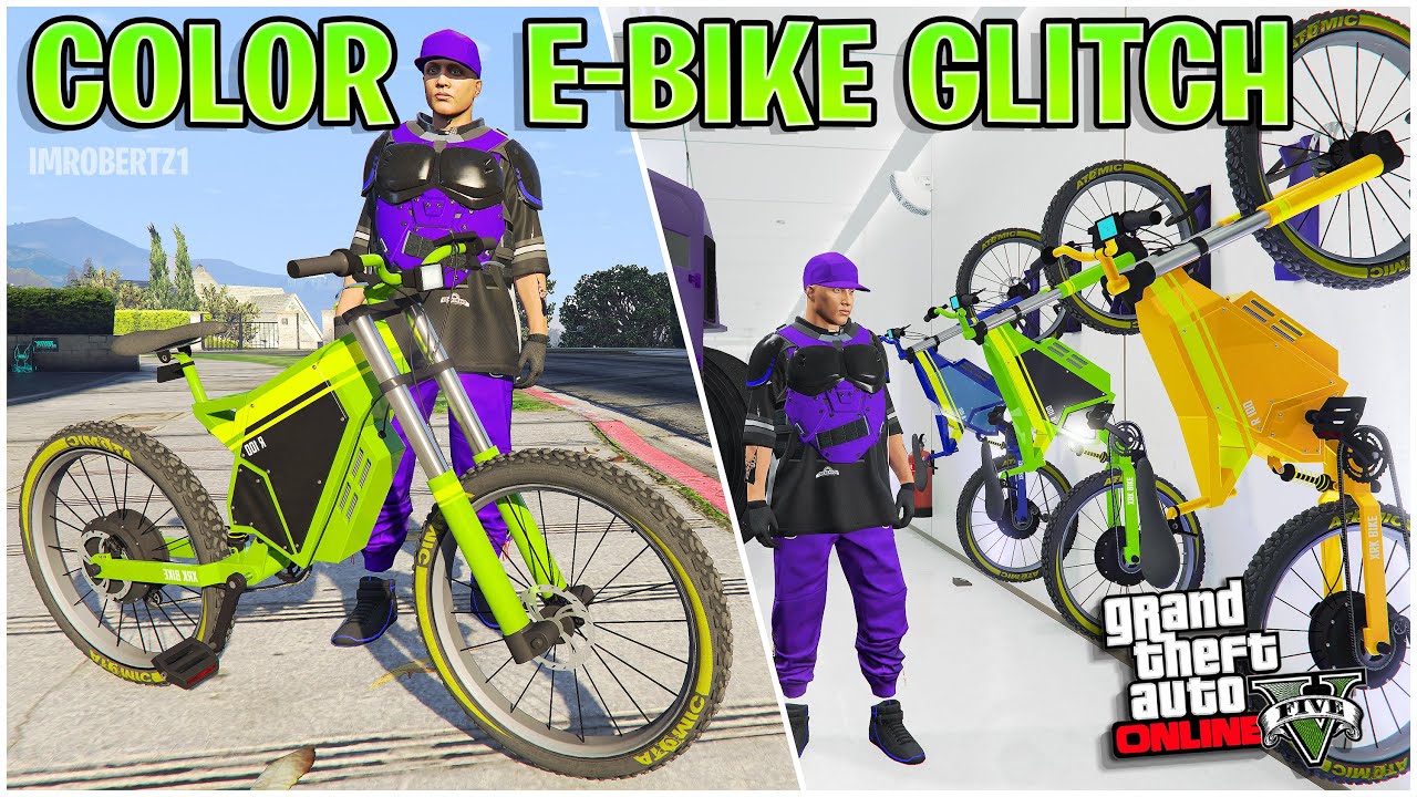 GTA 5 Color E-Bike Inductor Custom Change Colors Electric Bike Paint ...