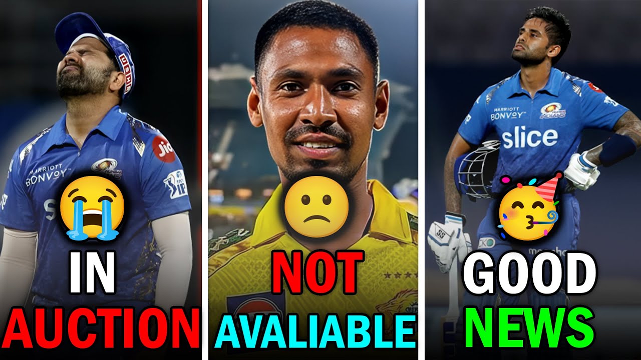 IPL 2024 News: Rohit in Auctions Next Year? | Bad News for CSK | Surya ...