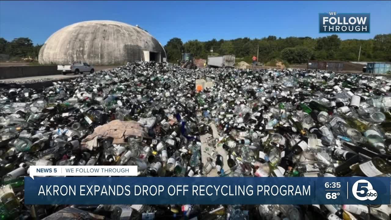 Glass recycle program is a success - YouTube
