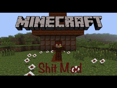 Minecraft Mod Showcase | Poop Mod! (Shit Mod)