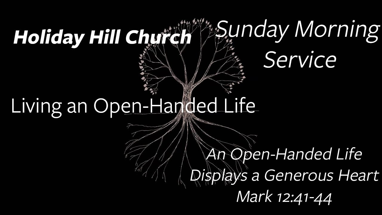 Living an Open-Handed Life | An Open-Handed Life Displays a Generous ...