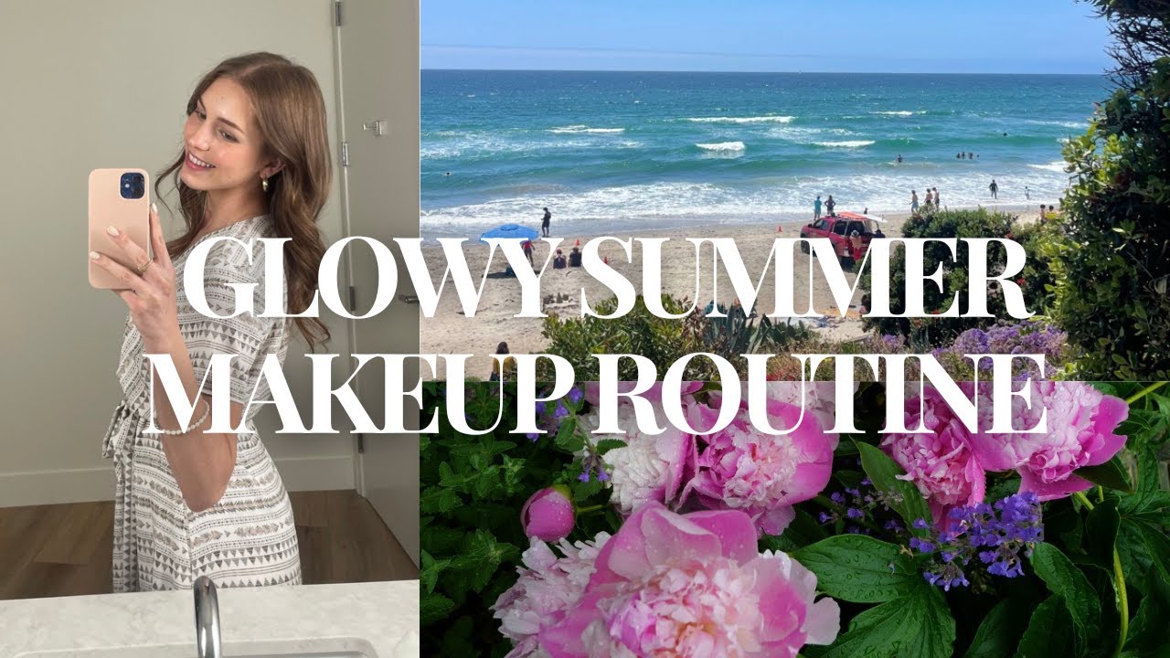 glowy & natural 5-minute summer makeup routine! | grwm - YouTube