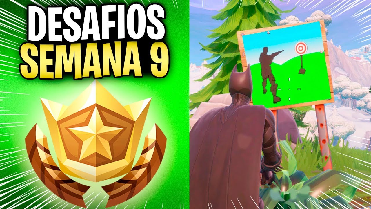 Como COMPLETAR TODOS los DESAFIOS SEMANA 9 ¡DIANA! FORTNITE TEMPORADA ...