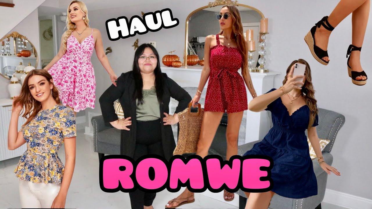 Haul ROMWE, Ropa Bonita y economica 🌸 - YouTube