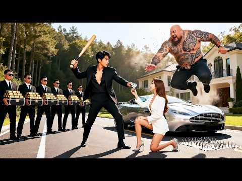 黑幫在他修的路上撒釘子挑釁，窮小夥一棒卸腿！下一秒首富衝來當場下跪，小夥身分一亮全場嚇傻！#短劇 #總裁灰姑娘 #窮小子逆襲#小爽追短劇