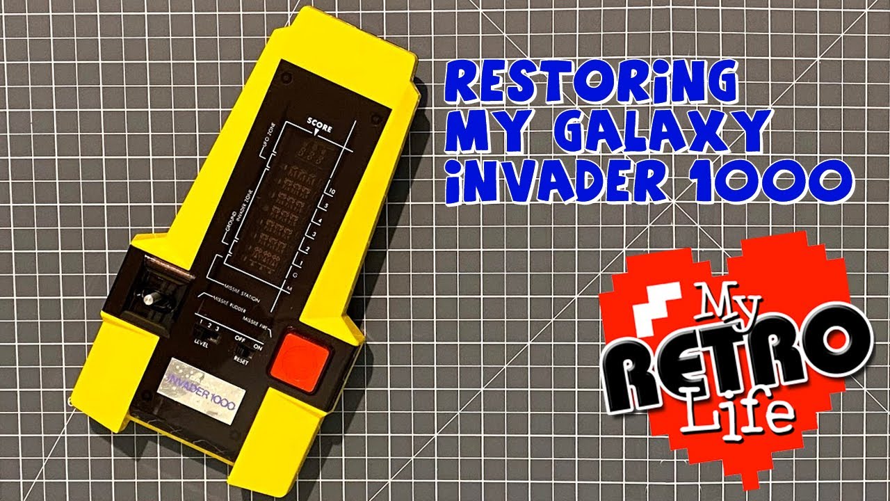 Resurrecting a classic Galaxy Invader 1000 game. - YouTube