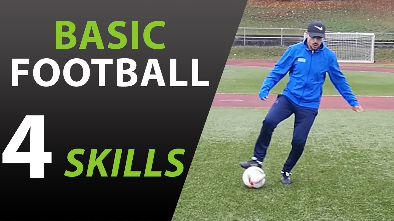 4 MOST EASY FOOTBALL SKILLS FOR KIDS & BEGINNERS | BASIC FOOTBALL ...