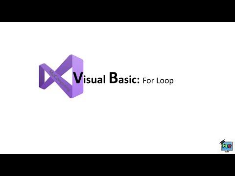 Visual Basic For Loop - YouTube