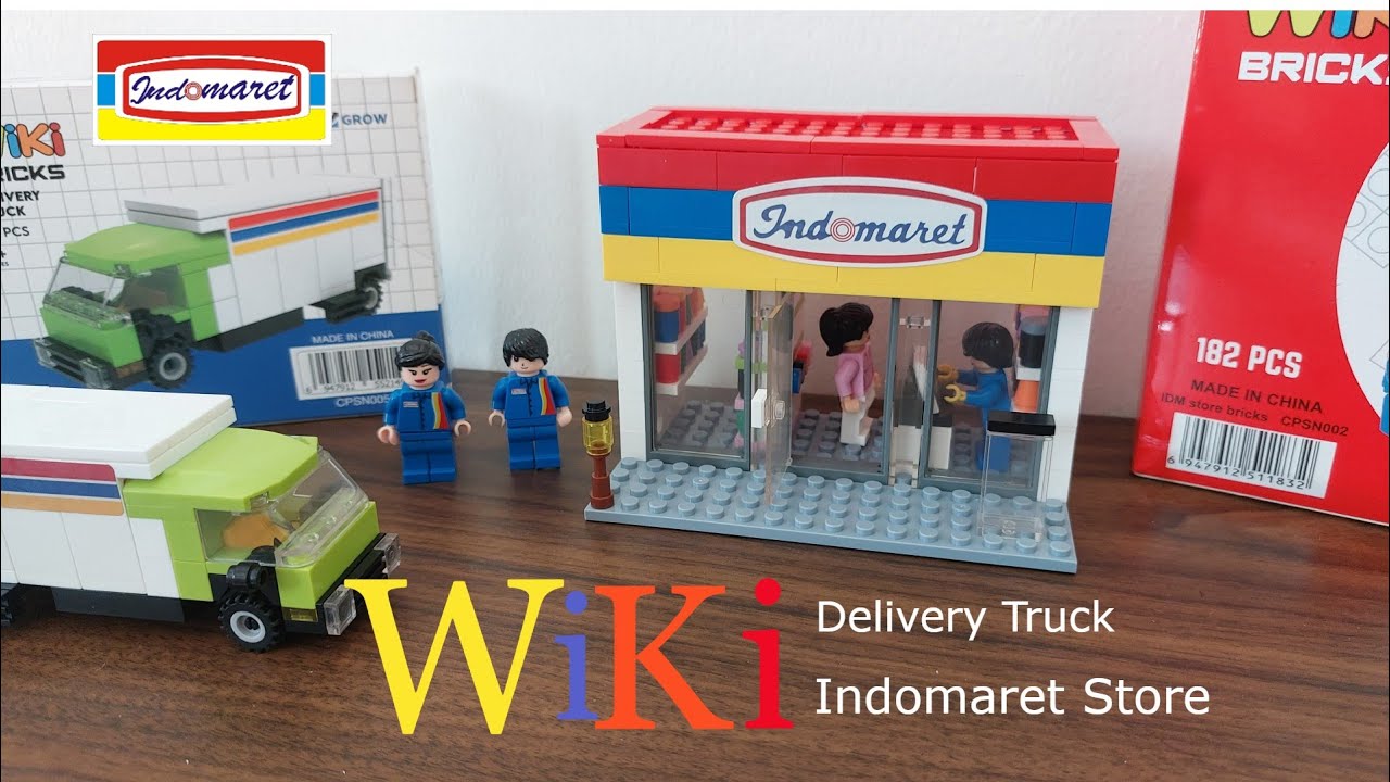 Wiki Brick [ Indomaret ], Delivery Truck & Toko Indomaret - YouTube