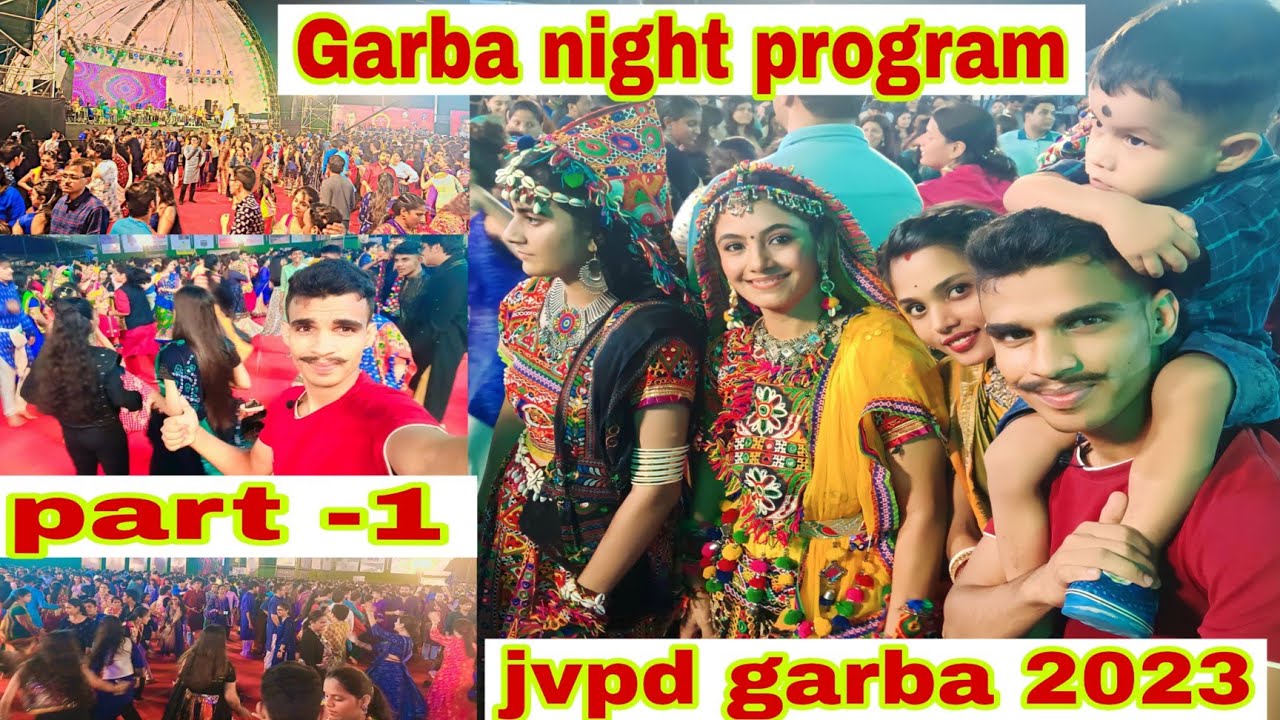 Jvpd garba 2023 | Garba night program | Part-1 | garba navratri garba ...