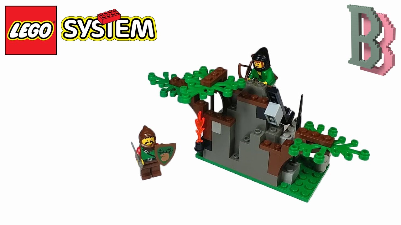 LEGO Castle Dark Forest 6024 Bandit Ambush - Review 1996 - YouTube