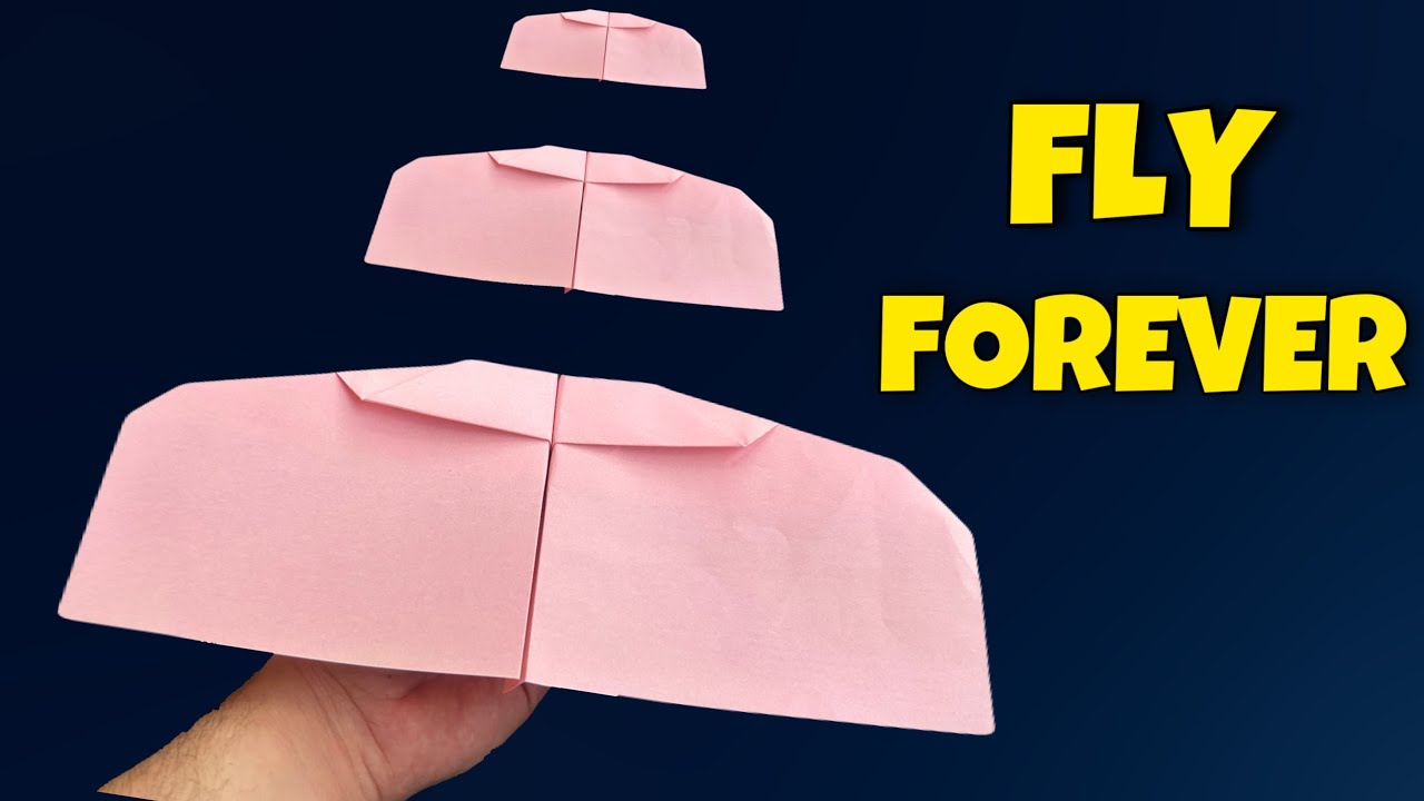 How to Make a Bird Paper Airplane That FLY FOREVER (250 Feet) - YouTube