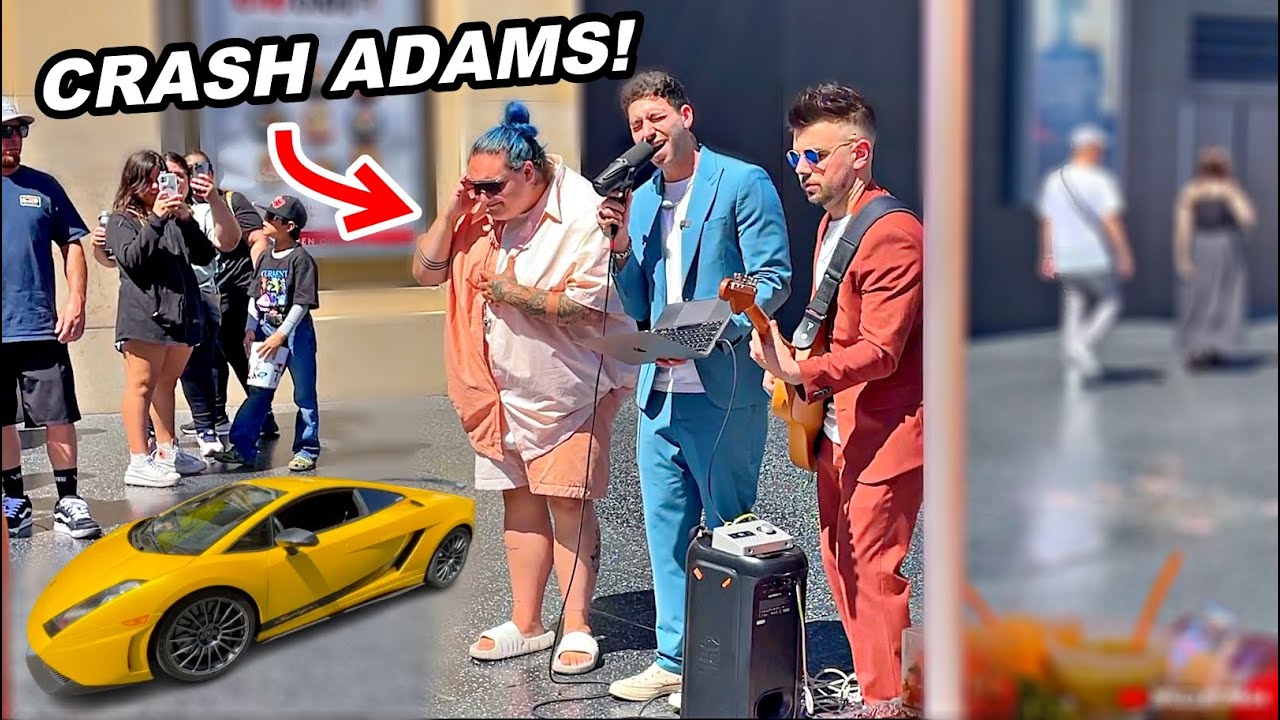 Spotted Crash Adams in Hollywood With a Lamborghini - YouTube