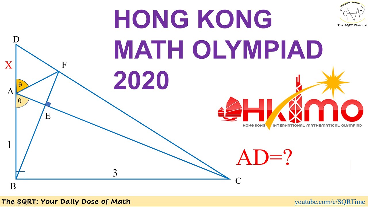 Hong Kong Math Olympiad 2020 - YouTube