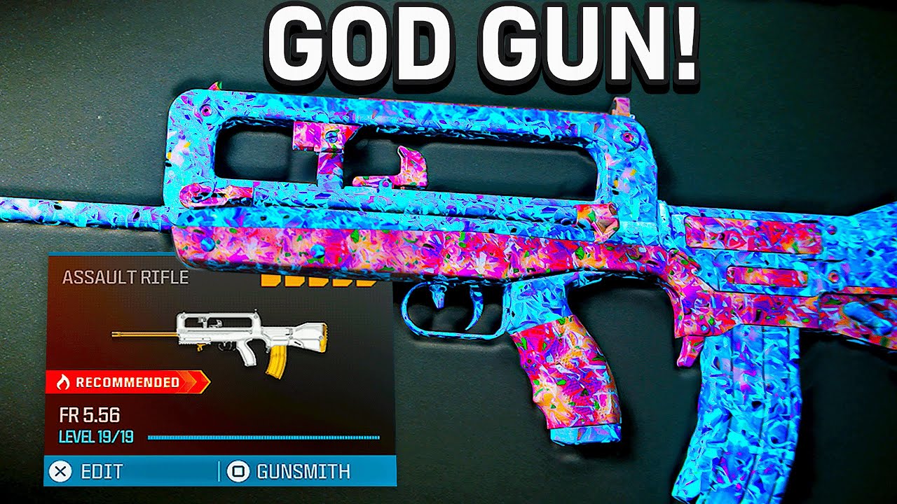 *MUST USE* NEW 1 BURST GOD GUN in MW3 after UPDATE(Best "FR 5.556 ...