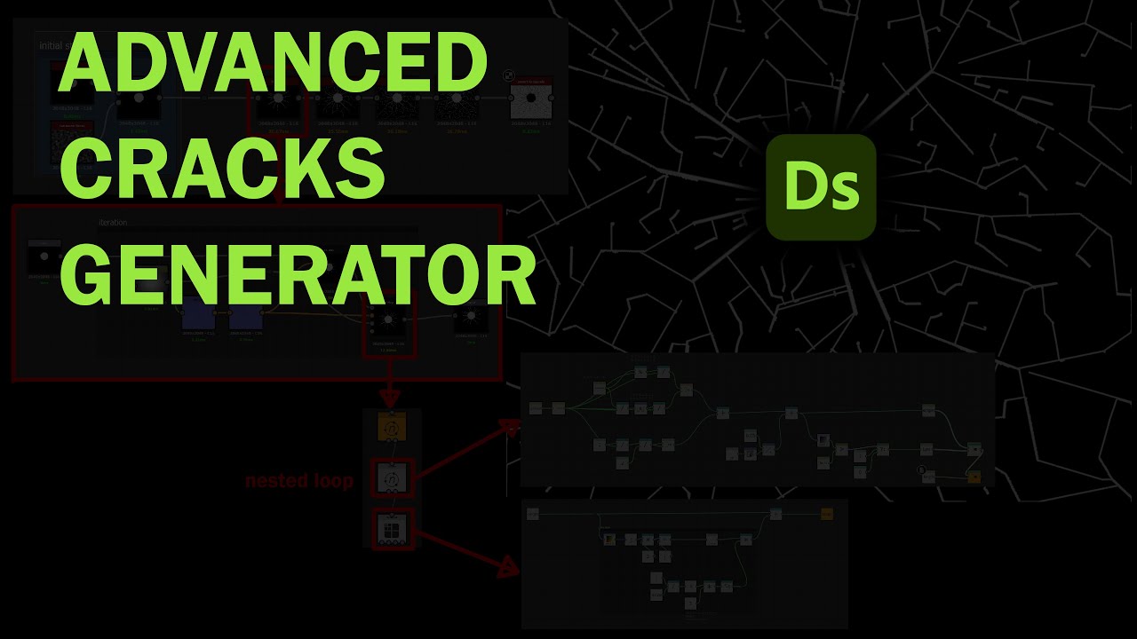 Advanced cracks generator. Substance Designer tutorial. - YouTube