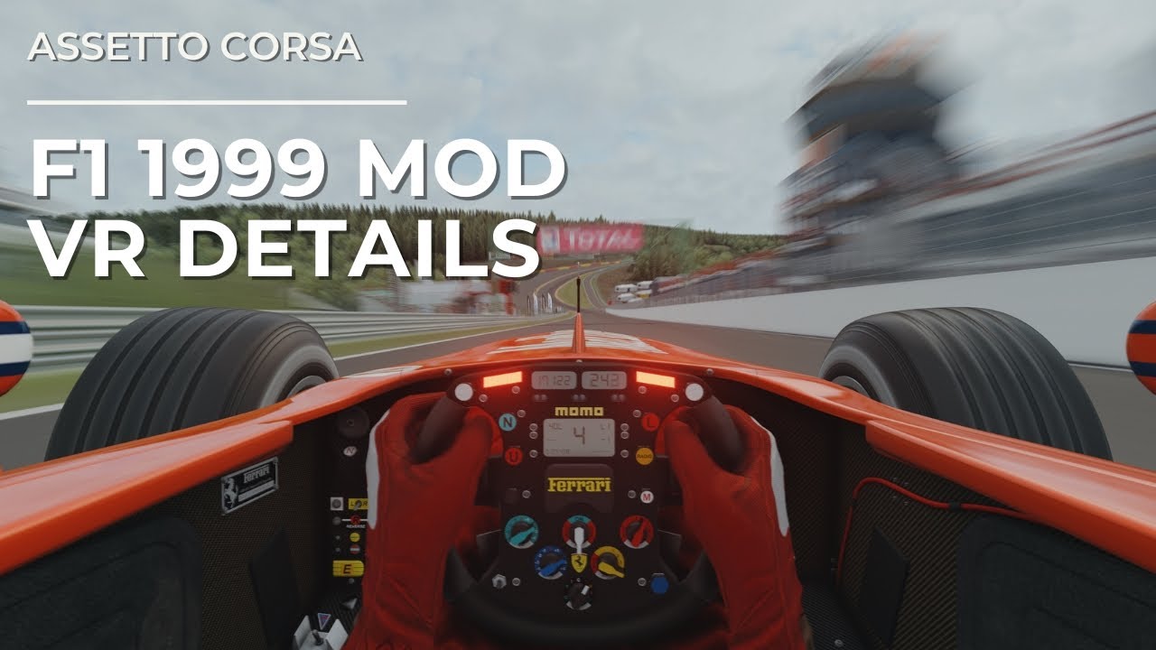 Insane Details in VR | Assetto Corsa F1 1999 Mod - YouTube