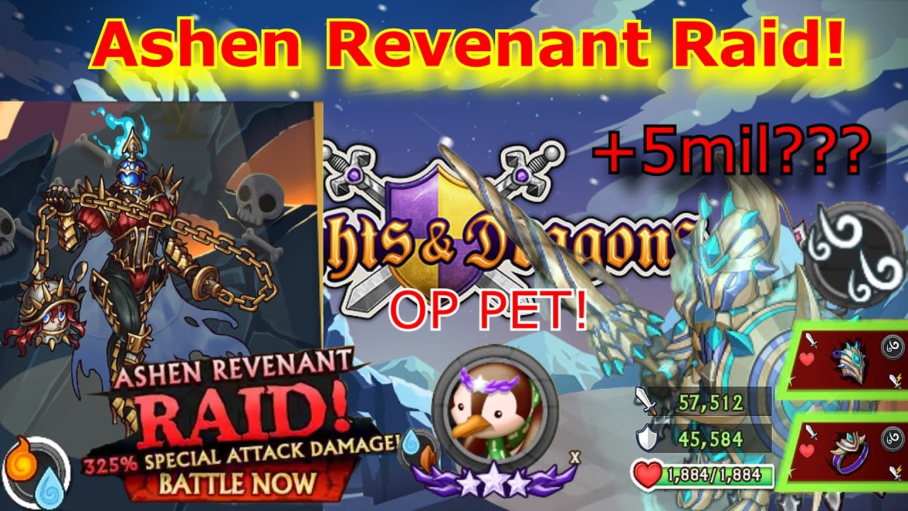 Ashen Revenant Raid! - Knights and Dragons - YouTube
