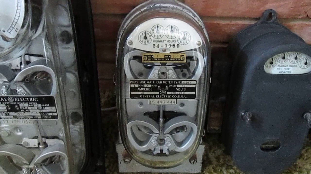 My Watt Hour Meter Collection (1893 to 1940's) - YouTube