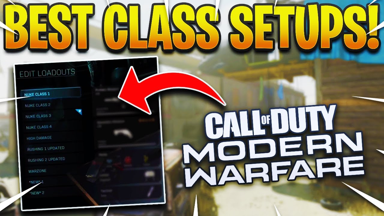 BEST CLASSES FOR MODERN WARFARE MULTIPLAYER & WARZONE! (COD MW TOP ...
