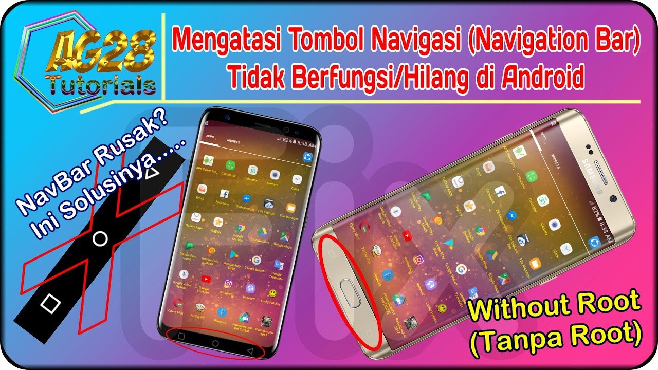 Cara Mengatasi Tombol Navigasi (Navigation Bar) Tidak Berfungsi/Hilang ...