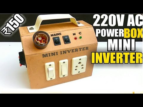 simple mini inverter 12V to 230V - YouTube