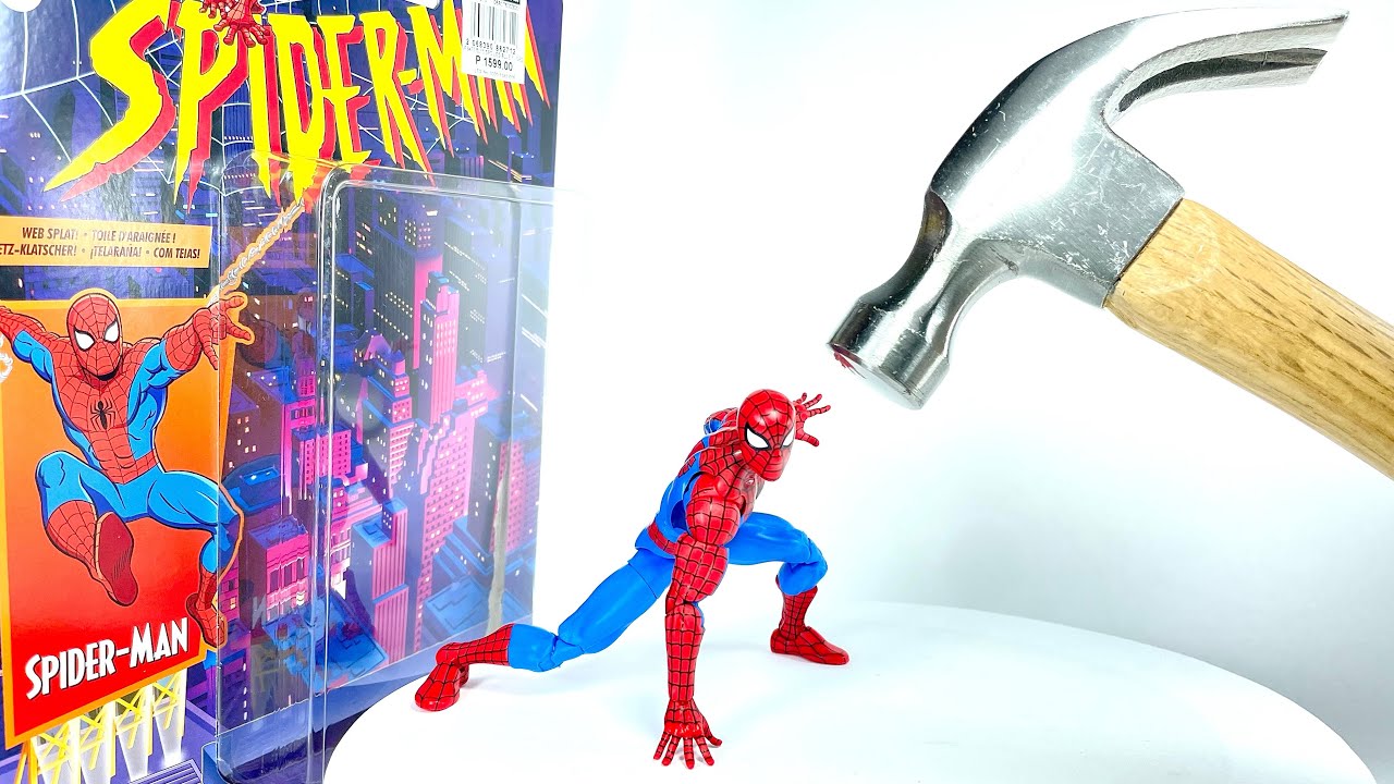Epic FAIL or WIN ?! Marvel Legends Retro Cell-Shaded Animated Spider ...