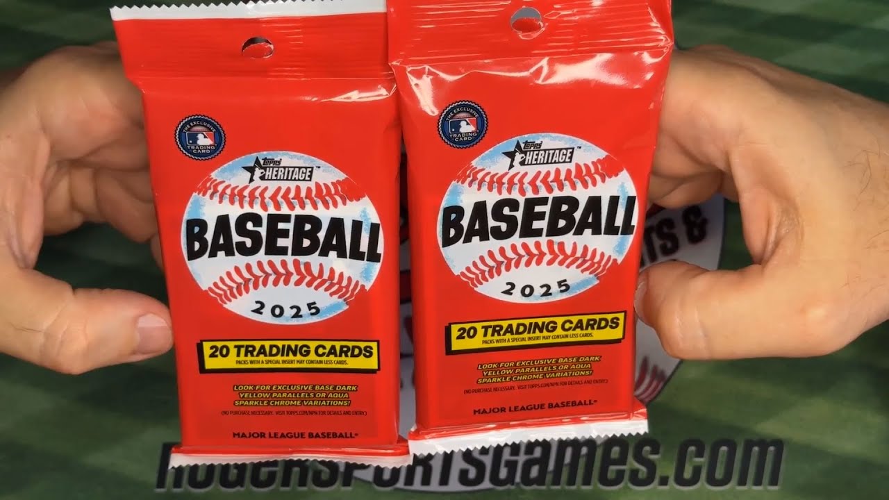 2025 Topps Heritage Baseball packs - YouTube