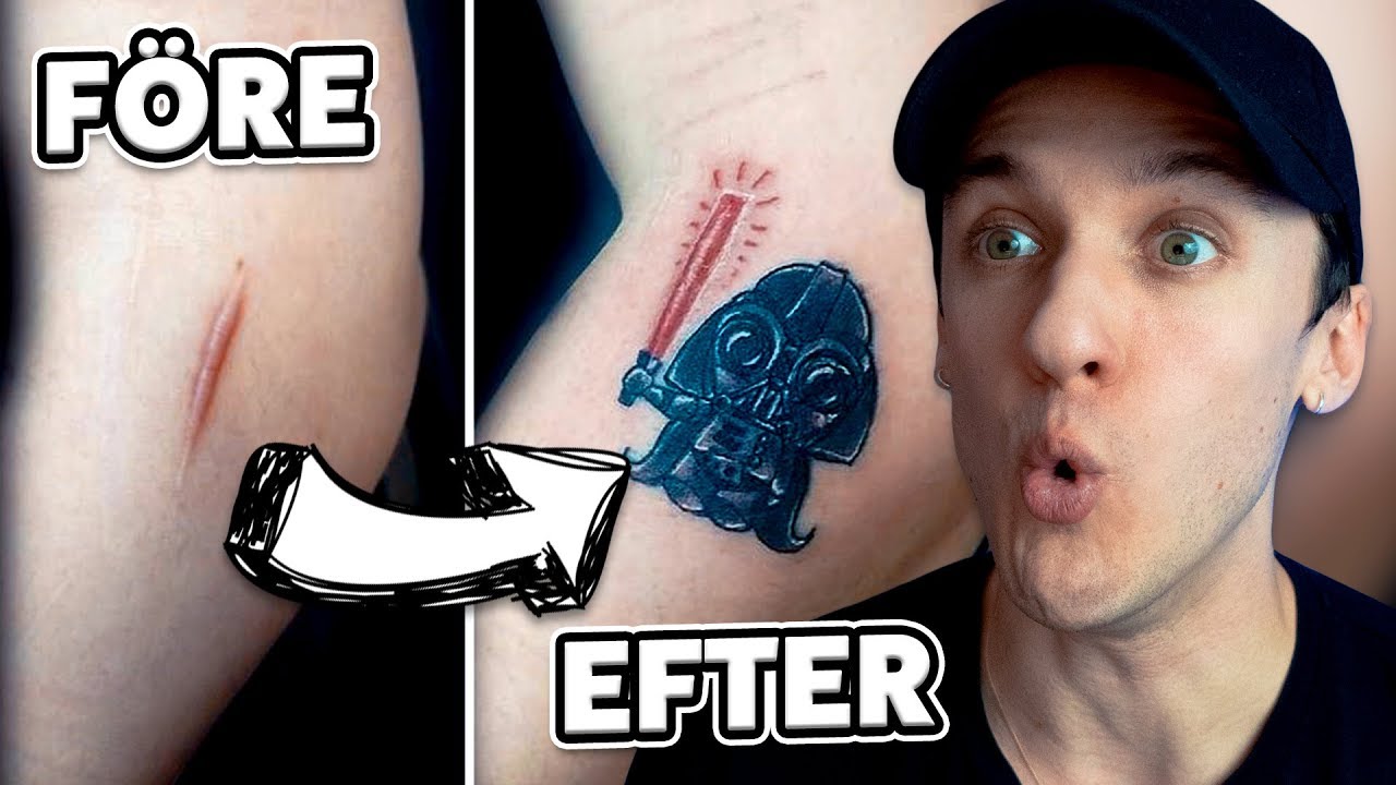 13 Tatueringar Som Döljer Dina Ärr - YouTube