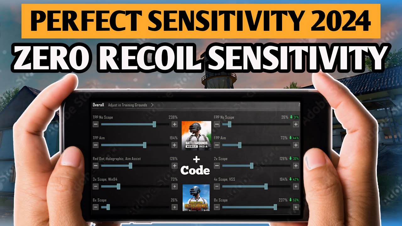 How to make your Sensitivity 2024 | Best Zero Recoil Sensitivity for PUBG | Sensitivity Setting ...