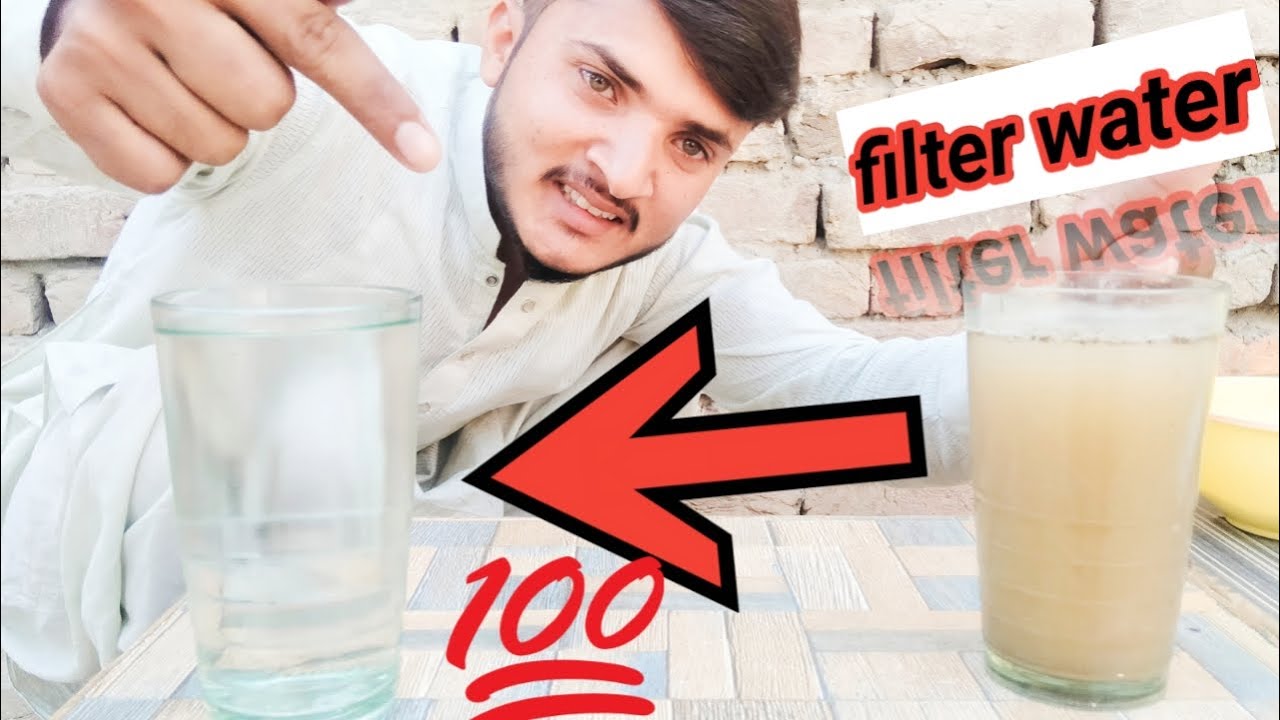 Filter Water With Botal At Home Experimint - YouTube