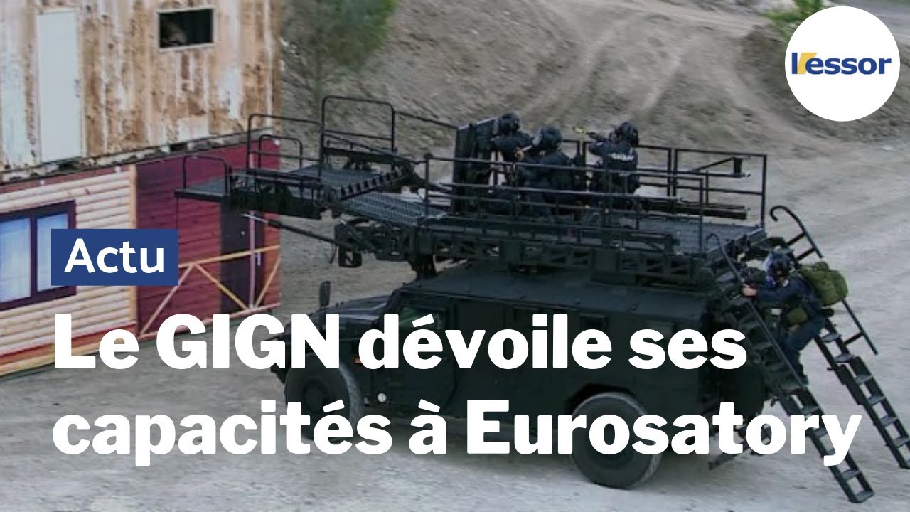 Le GIGN dévoile ses capacités à Eurosatory - YouTube